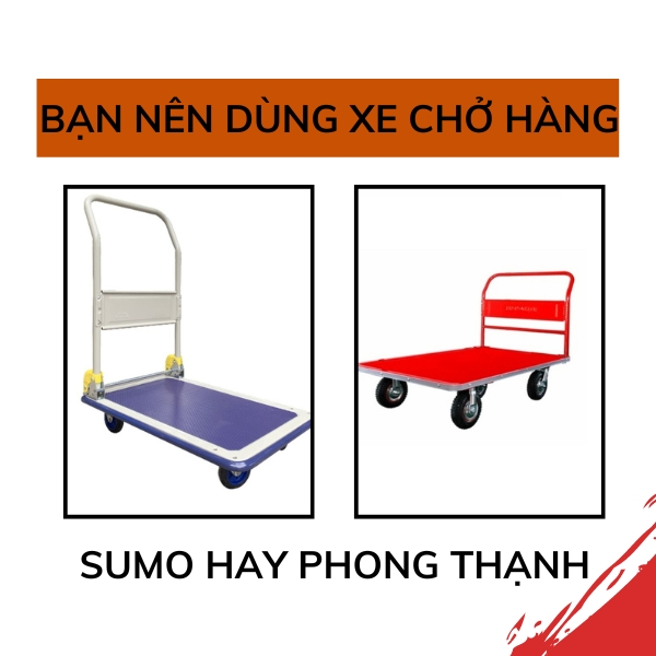 Bạn nên dùng xe chở hàng Sumo hay Phong Thạnh